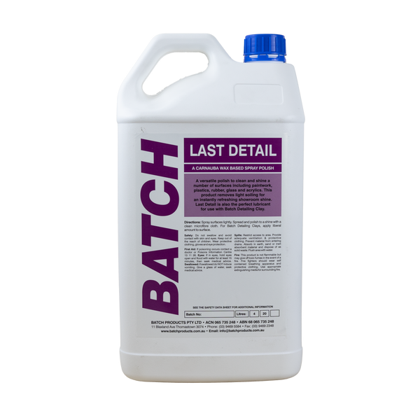 Last Detail – Batch Products