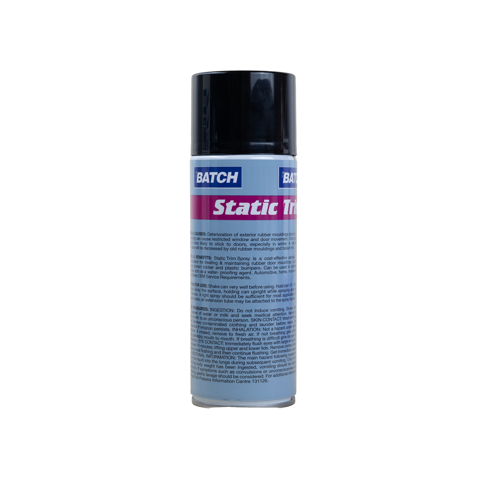 STATIC TRIM AEROSOL – Batch Products