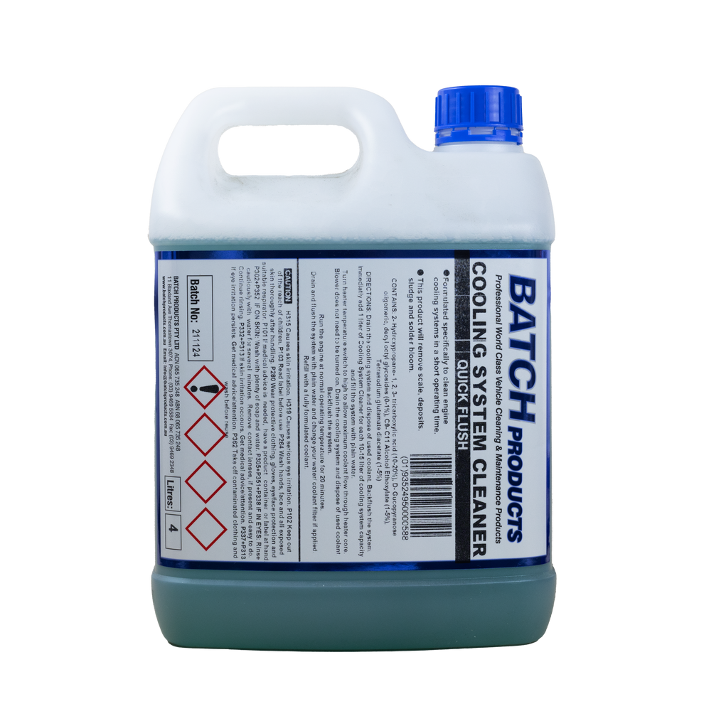 COOLING SYSTEM CLEANER – Batch Products